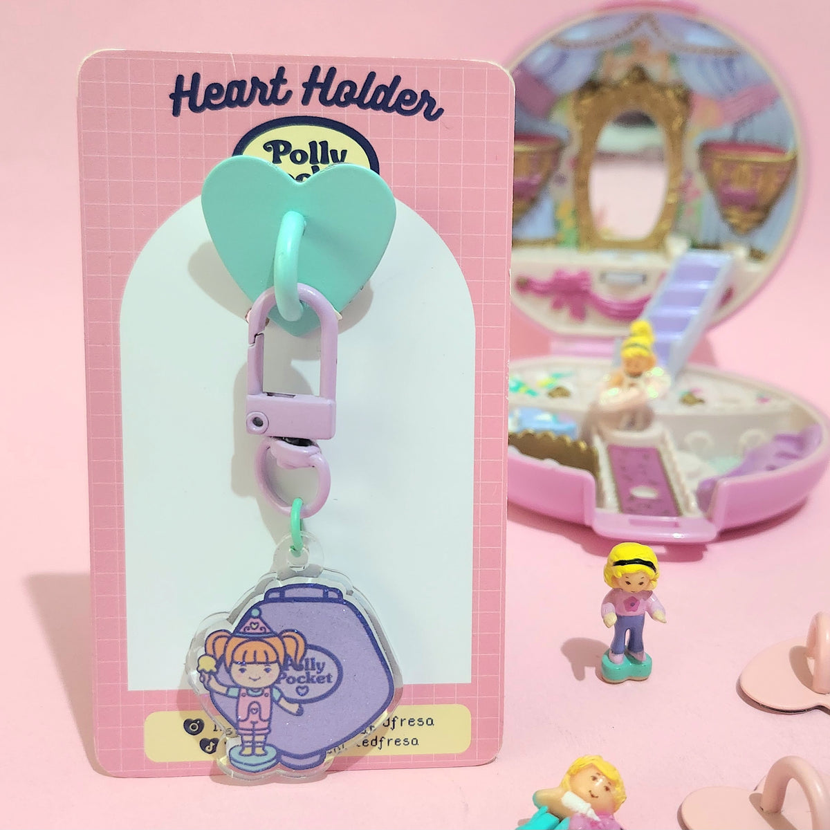 Holder Polly Pocket Lila – LA SHOP